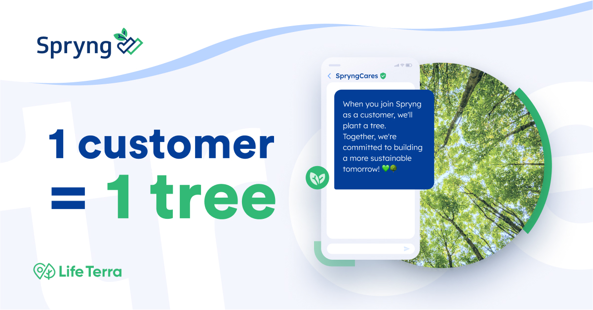Spryng partners with Life Terra to plant trees for every new customer ...